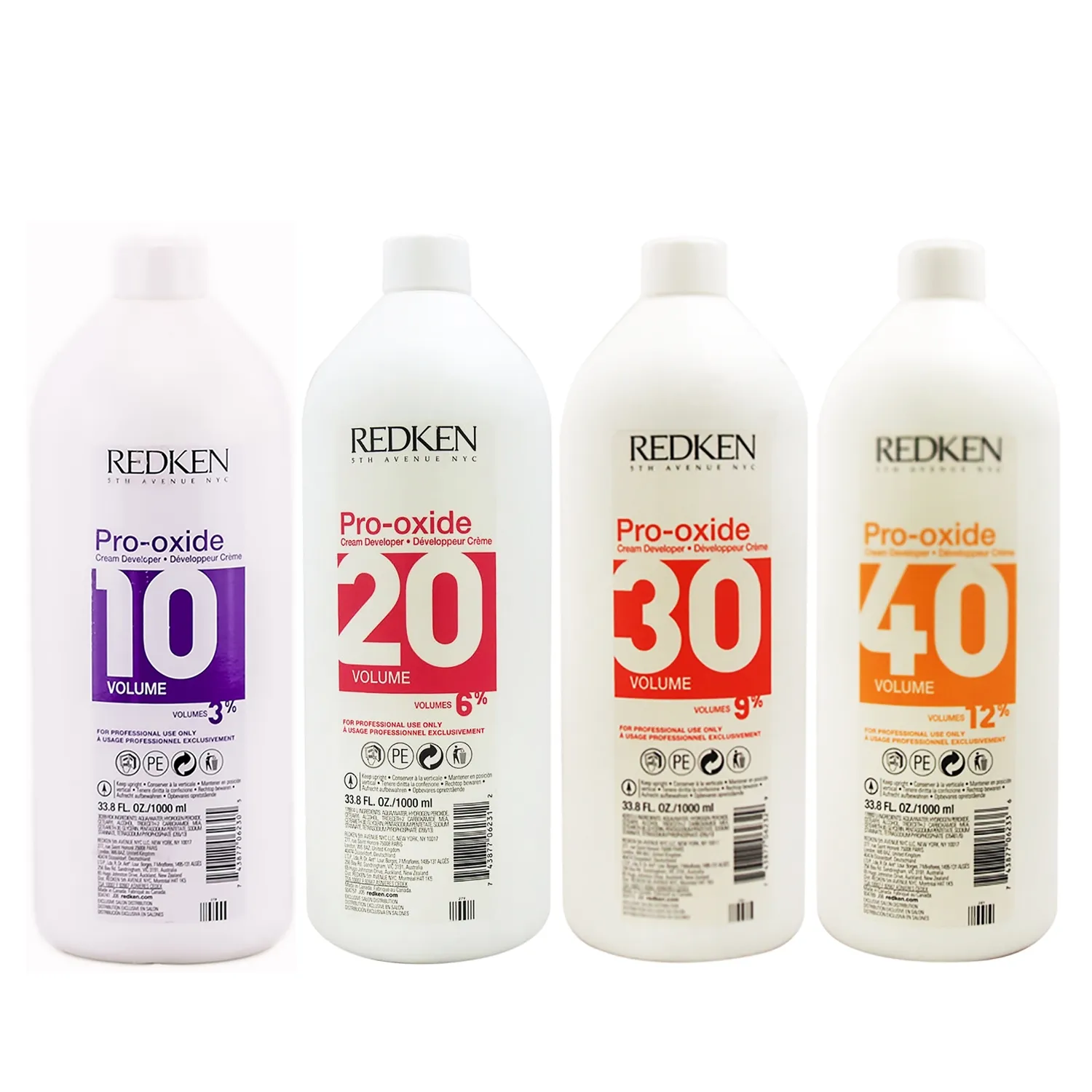 Redken Pro-Oxide Cream Developer 33.8 Ounce 1000 Milliliters